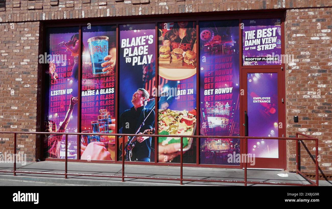 Las Vegas, Nevada, USA 15. Mai 2024 Sänger Blake SheltonÕs Ole Red ...