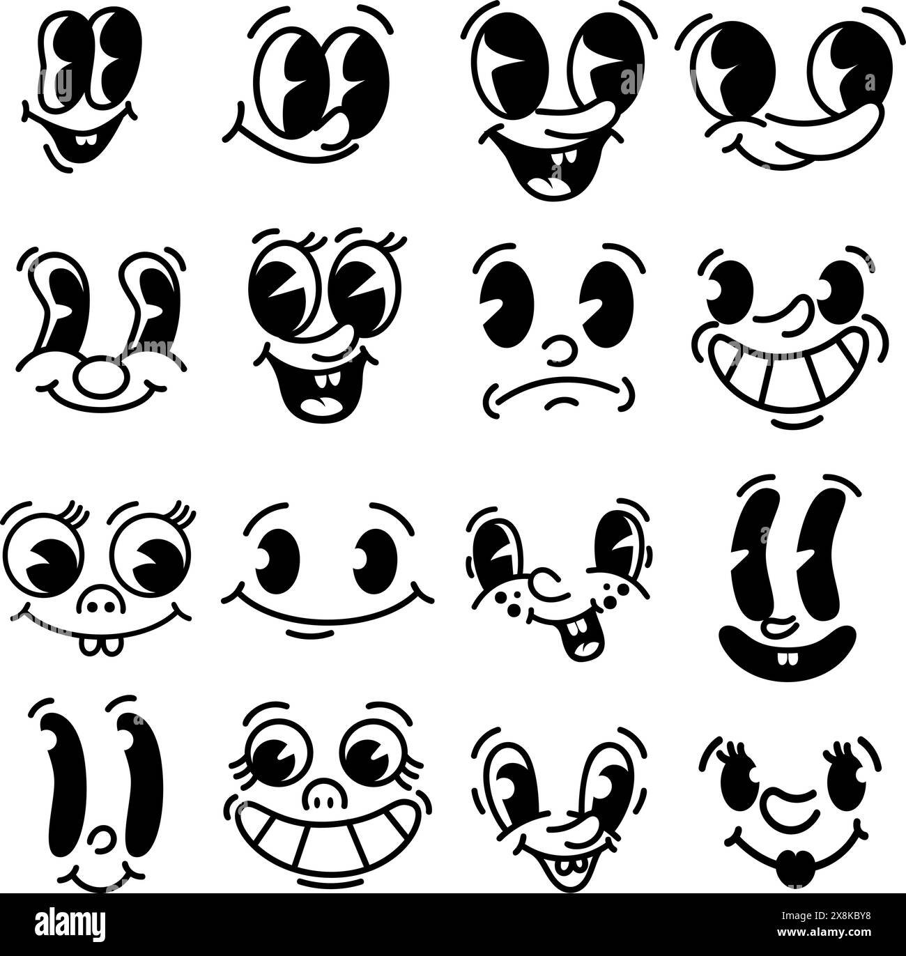 Comic augen Ausgeschnittene Stockfotos und -bilder - Alamy