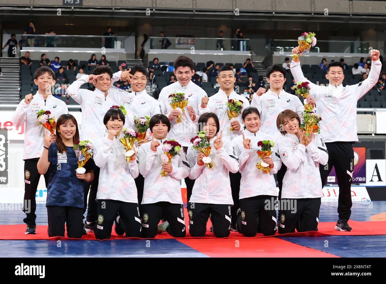 Tokio, Japan. Mai 2024. (U L bis R) Rei Higuchi, Kotaro Kiyooka, Daichi Takatani, Hayato ...
