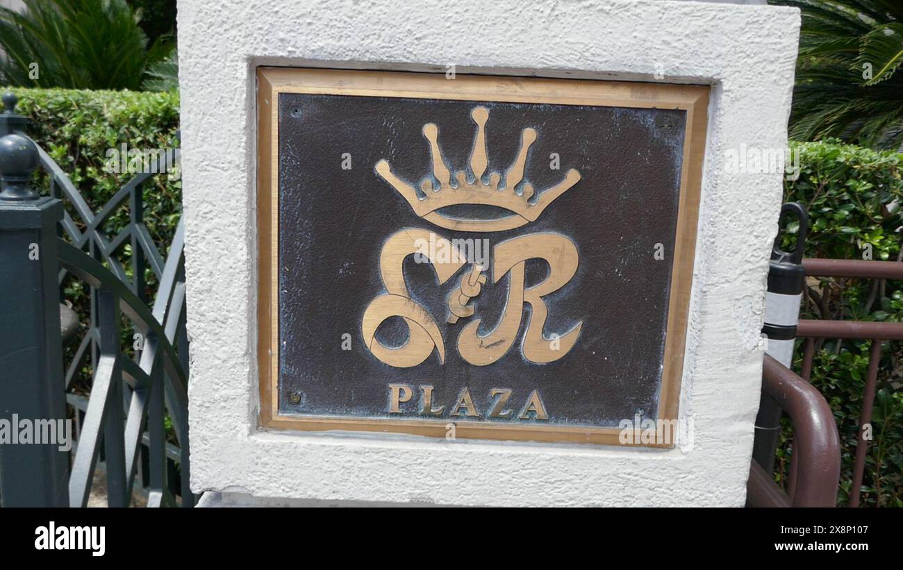 Las Vegas, Nevada, USA 15. Mai 2024 Siegfried and Roy Plaza and Statue ...