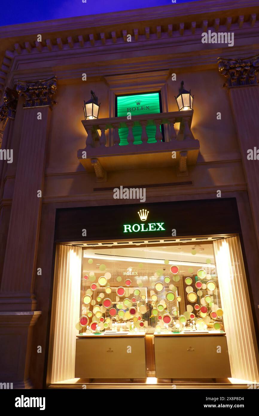 Las Vegas, Nevada, USA 15. Mai 2024 Rolex at Forum Shops at CaesarÕs ...