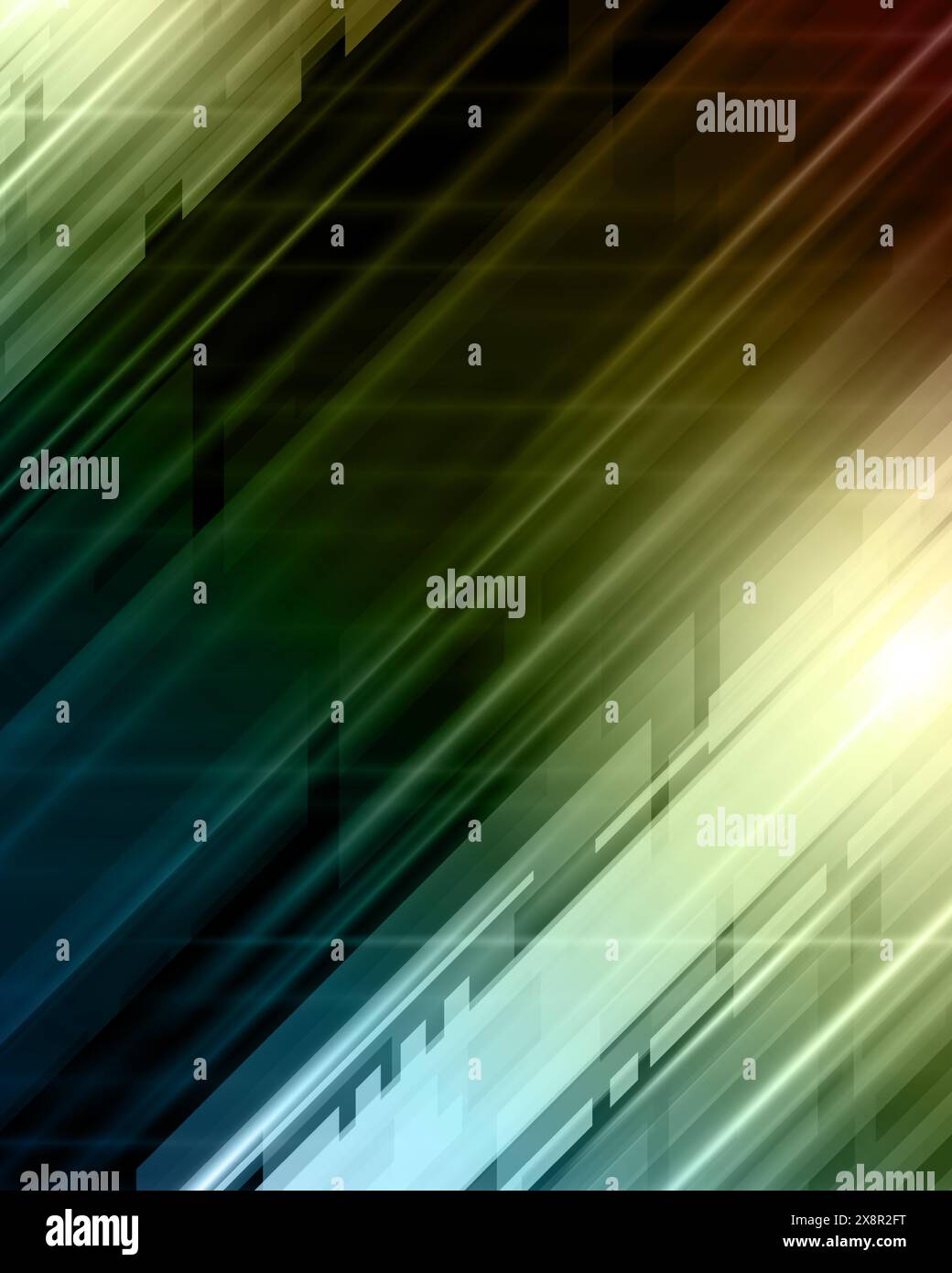 Ein dynamischer Hintergrund mit einer Kombination aus ...