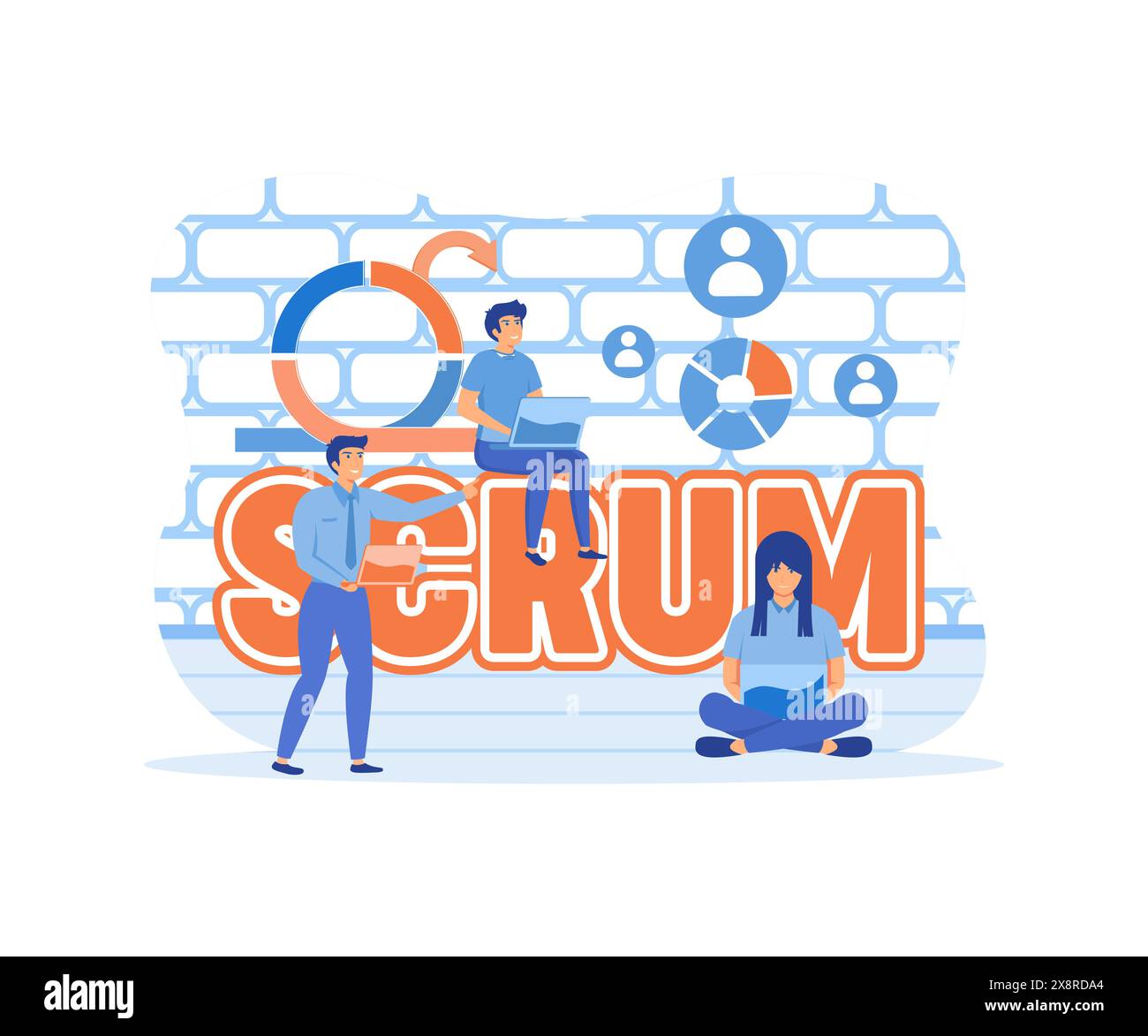 Scrum programming Stock-Vektorgrafiken kaufen - Alamy