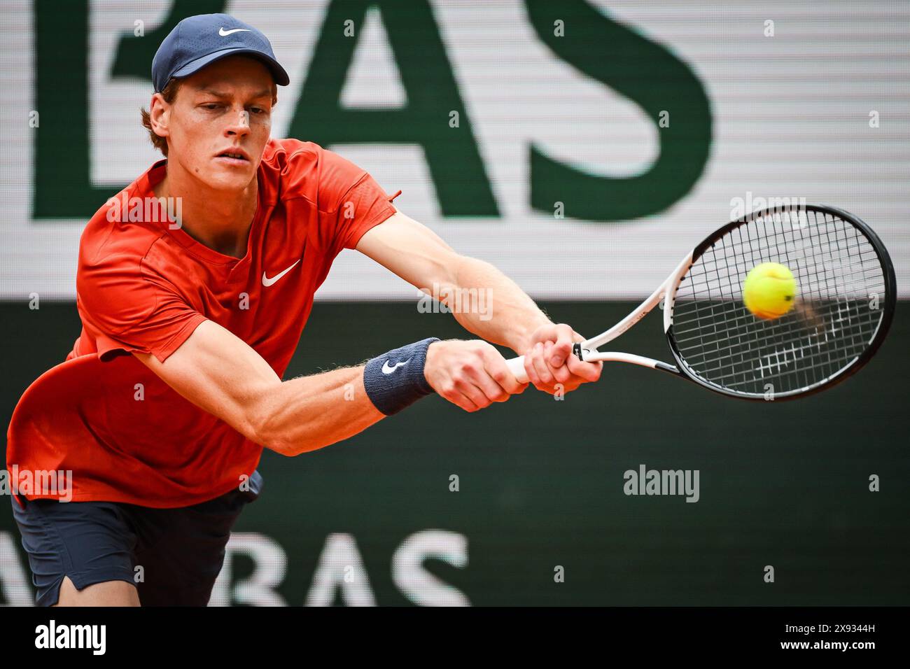 Jannik-SÄNGERIN Italiens am zweiten Tag des Roland-Garros 2024, ATP und ...
