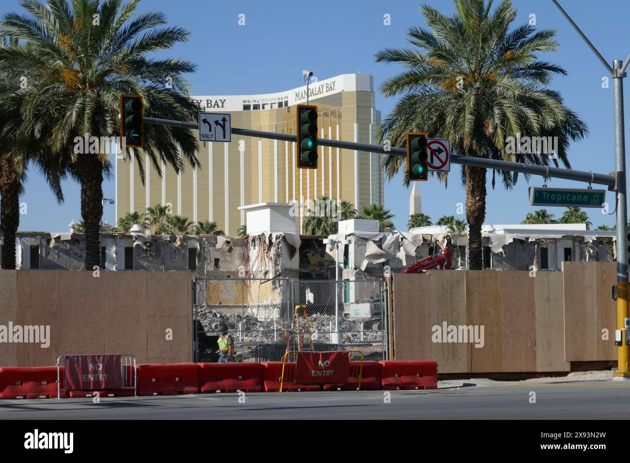 Las Vegas, Nevada, USA 16. Mai 2024 das Tropicana Hotel & Casino wird am 16. Mai 2024 in Las ...