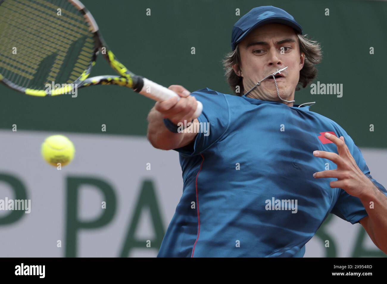 Adam Walton aus Australien am 3. Tag 2024 French Open, Roland-Garros ...