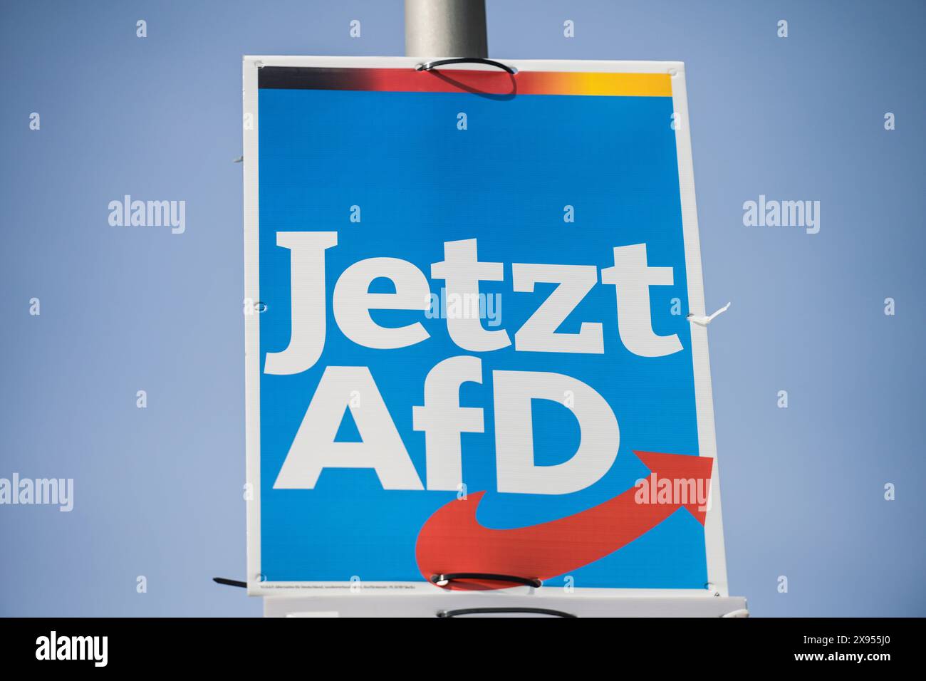 AFD, Wahlplakat zur Europawahl 2024, Berlin, Deutschland, AfD ...
