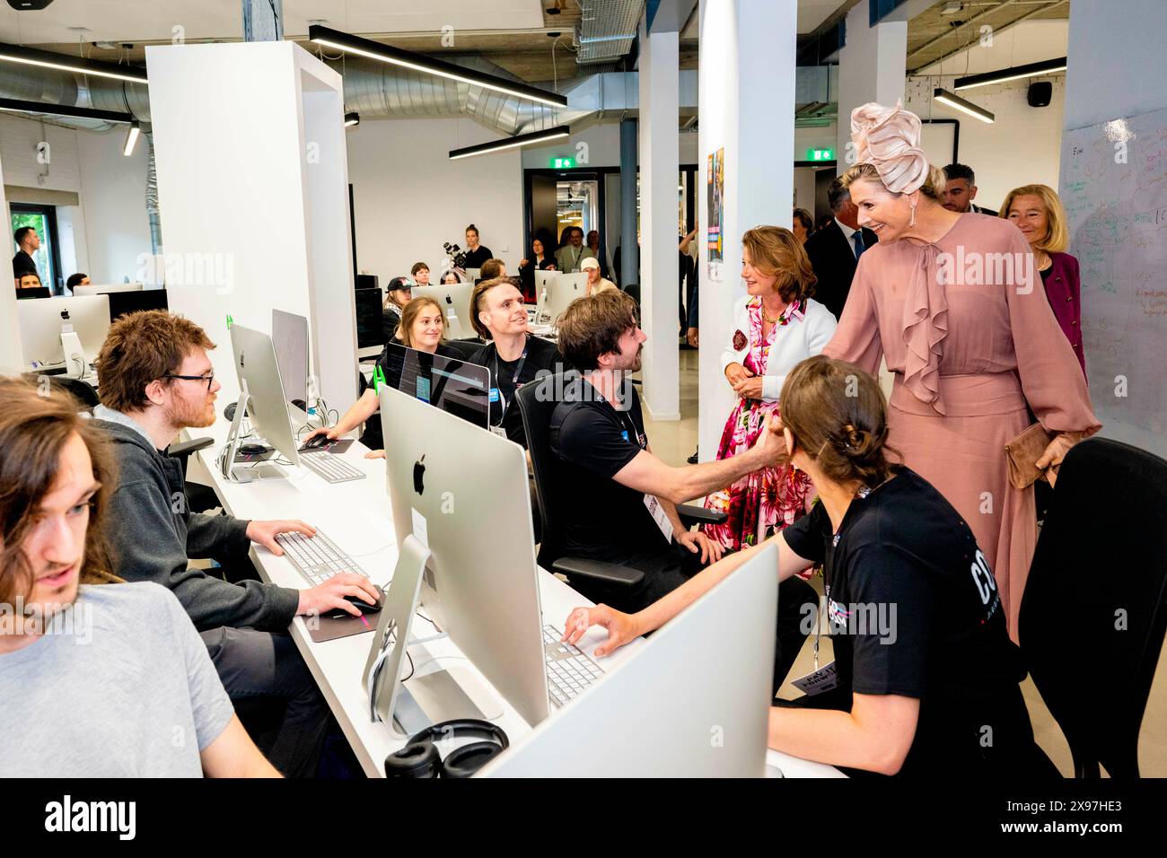 Amsterdam, Niederlande. Mai 2024. Königin Maxima von den Niederlanden ...