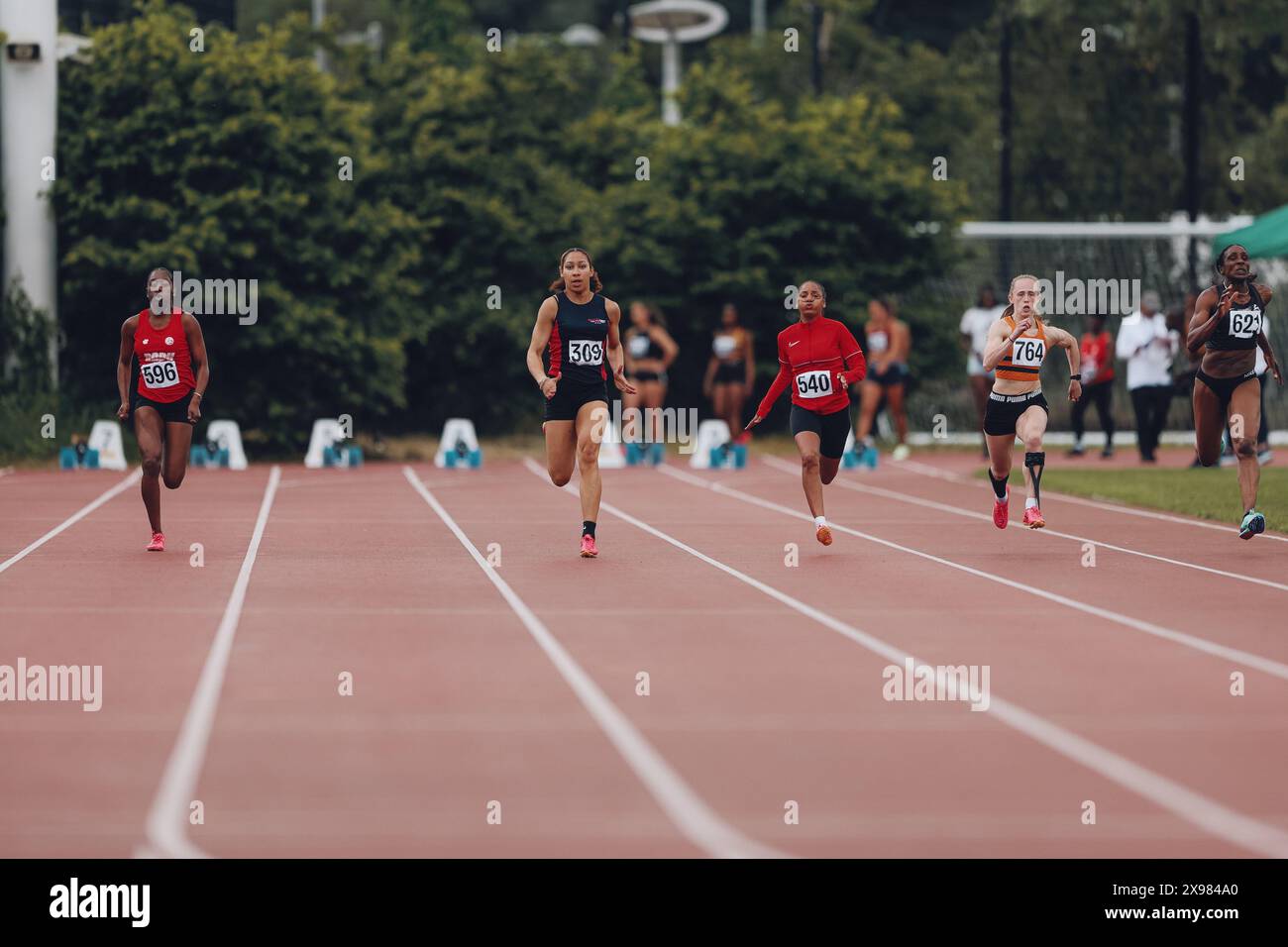 Stratford, Vereinigtes Königreich. 26. Mai 2024. (Von links nach rechts ...