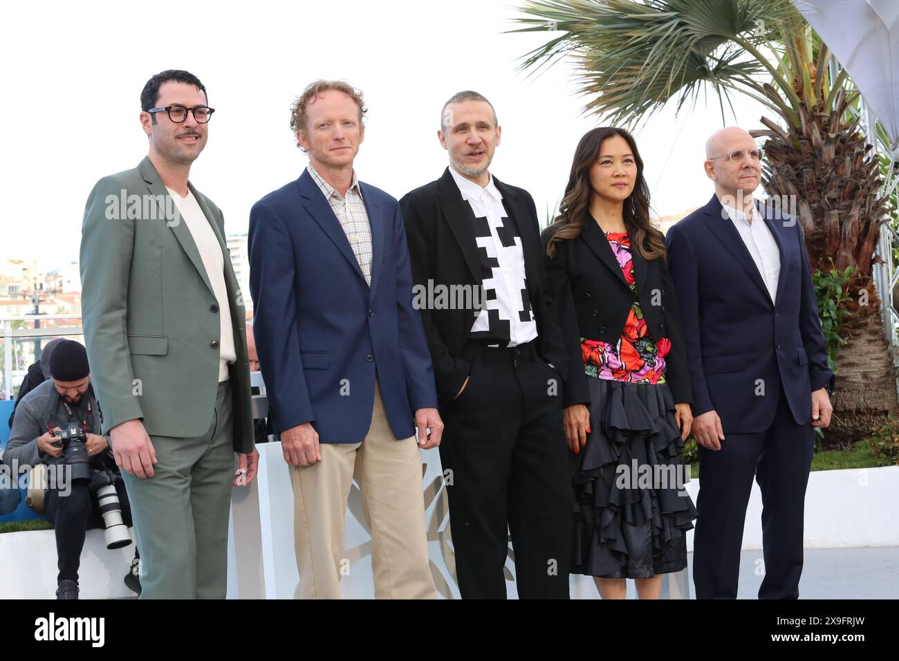 Cannes, Frankreich. Mai 2024. Rene Wachner-Solomon, Jeremiah Knupp, Roberto Minervini, Denise ...