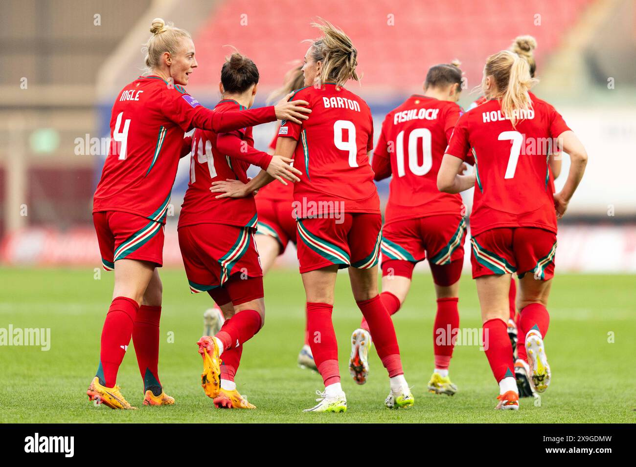 Llanelli, Großbritannien. 31. Mai 2024. Kayleigh Barton aus Wales ...