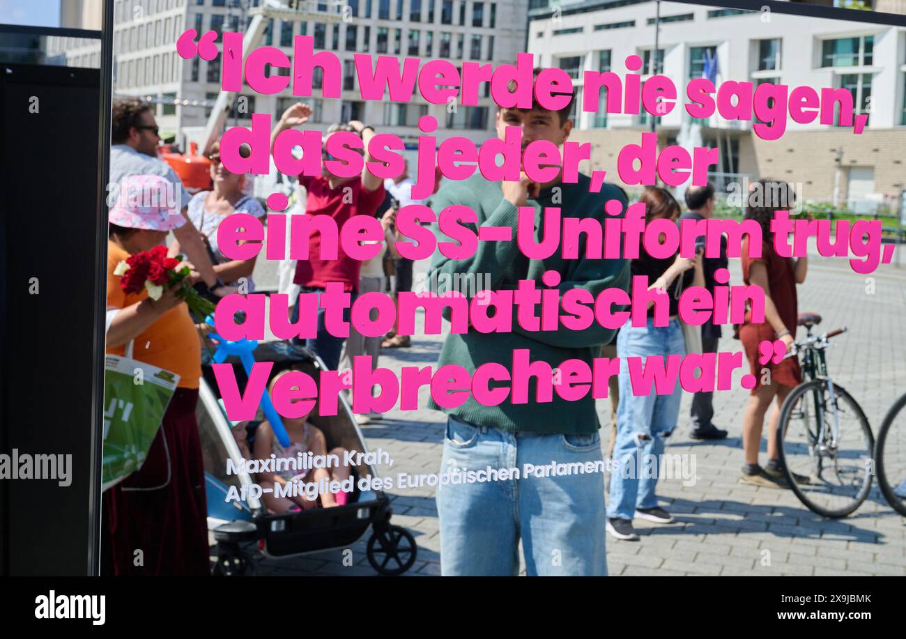 Juni 2024, Berlin: der Satz "Ich werde nie sagen, dass jeder, der eine ...