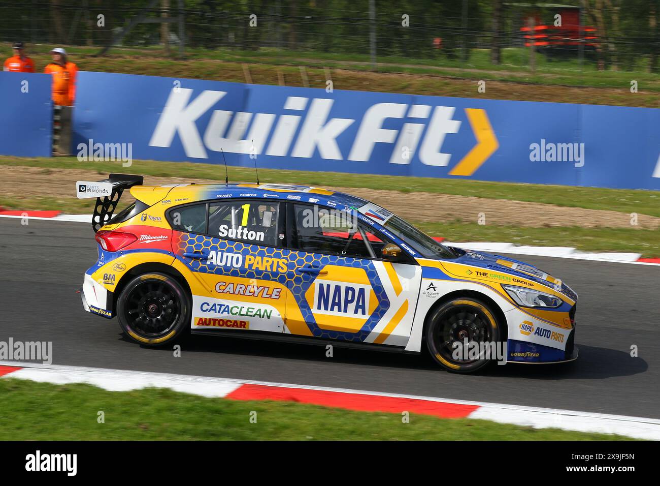 Ashley Sutton – Napa Racing UK – fuhr Ford Focus ST Nummer 1 im Kwik ...