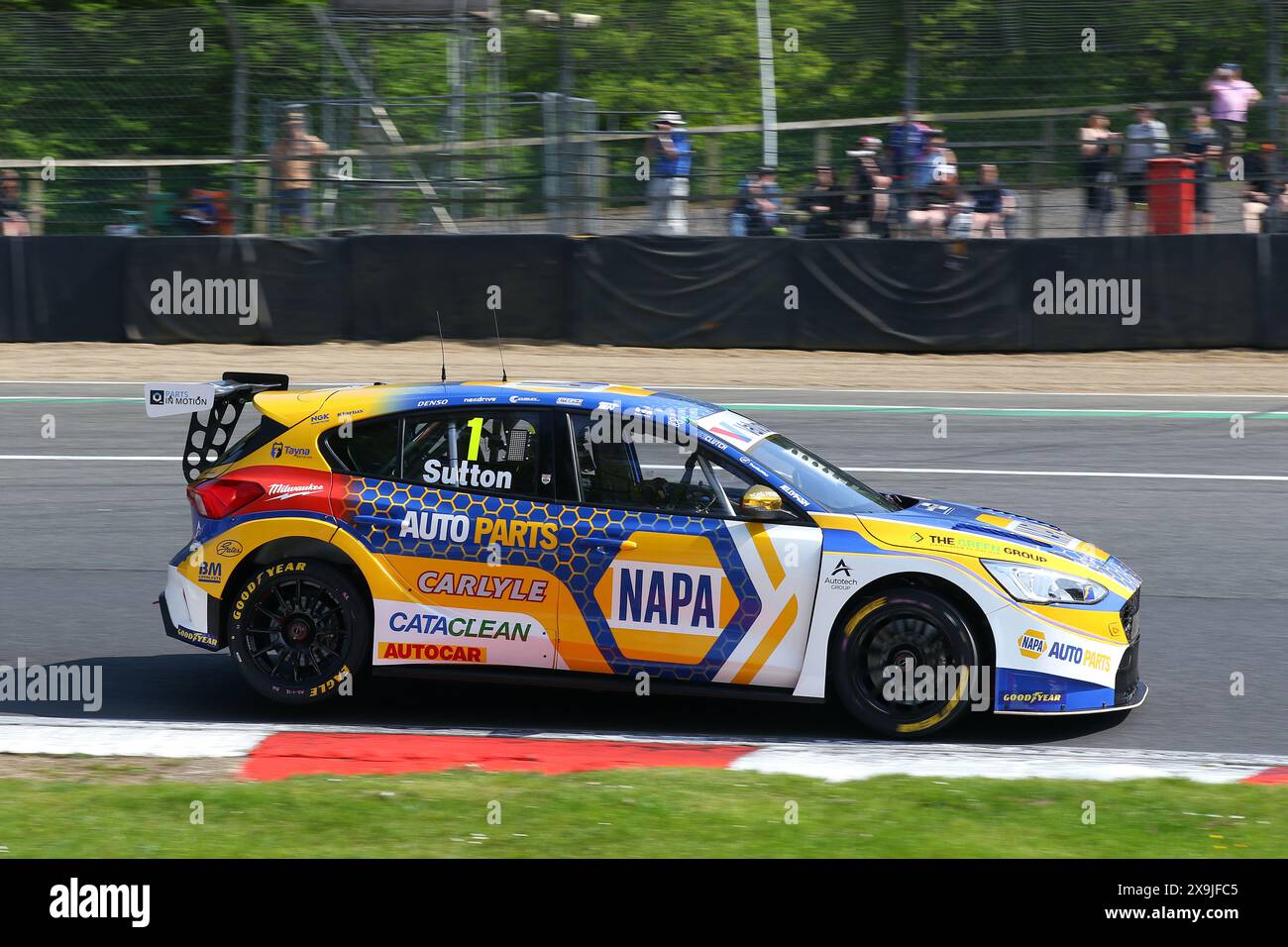 Ashley Sutton – Napa Racing UK – fuhr Ford Focus ST Nummer 1 im Kwik ...