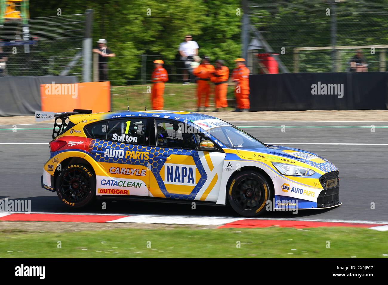 Ashley Sutton – Napa Racing UK – fuhr Ford Focus ST Nummer 1 im Kwik ...