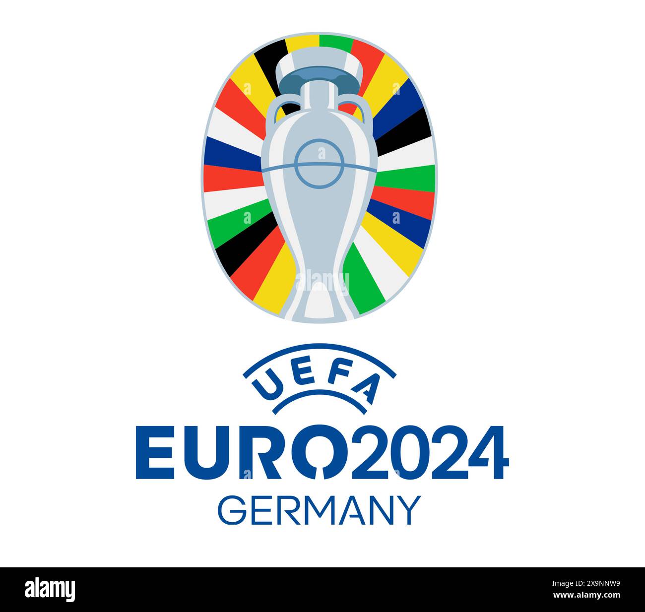 UEFA Euro 2024-Logo – Fußball-Europameisterschaft Stockfotografie - Alamy