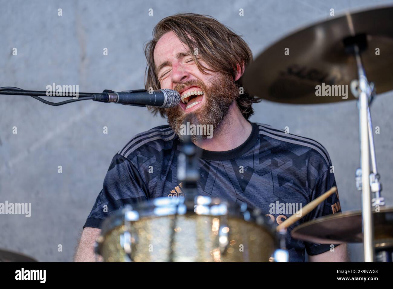 Band beim Rory Gallagher Tribute Festival in Ballyshannon Co. Donegal ...