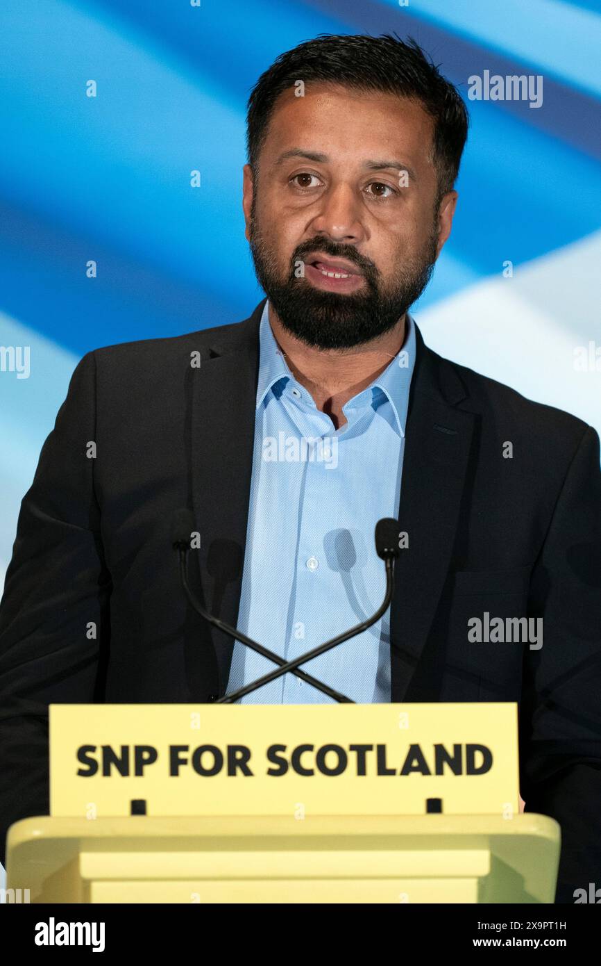Der Kandidat der Scottish National Party für Dunfermline und Dollar Naz ...