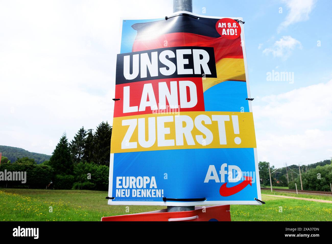 AFD-Wahlplakat - Wahl zum Europäischen Parlament - die Wahl zum ...