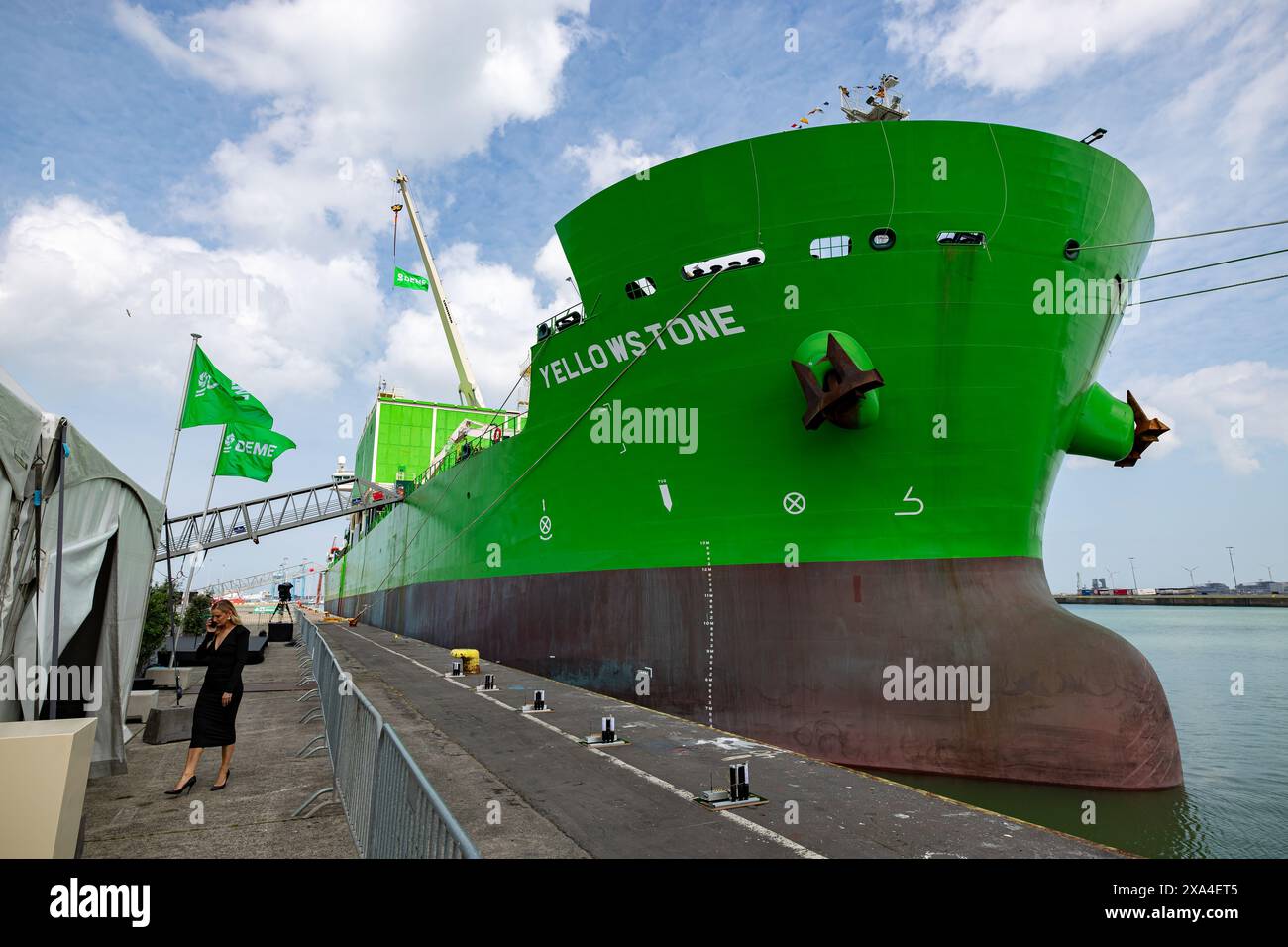 Zeebrugge, Belgien. Juni 2024. Dieses Bild zeigt die Präsentation des ...