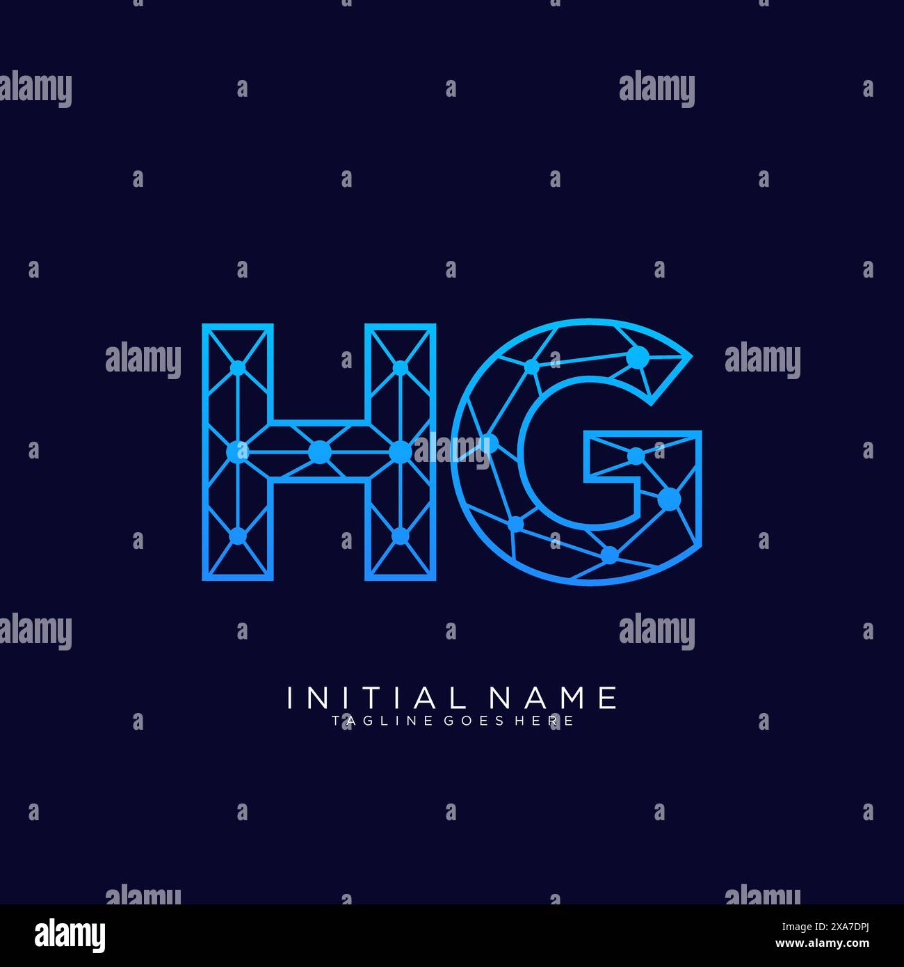 Hg logo design -Fotos und -Bildmaterial in hoher Auflösung – Alamy