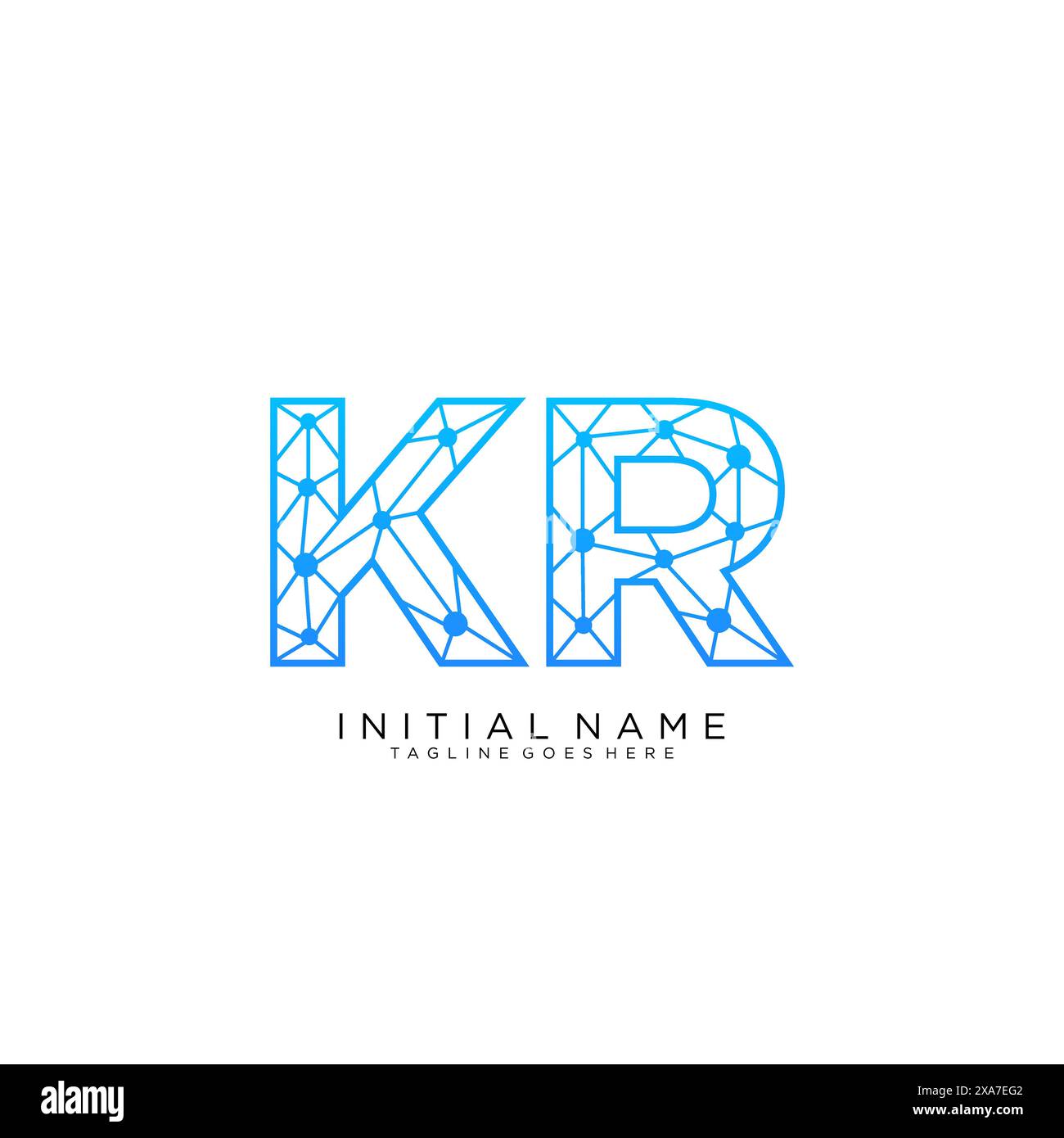 Kr logo design -Fotos und -Bildmaterial in hoher Auflösung – Alamy
