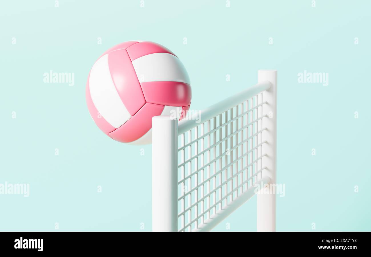 Volley ball cartoon illustration -Fotos und -Bildmaterial in hoher ...