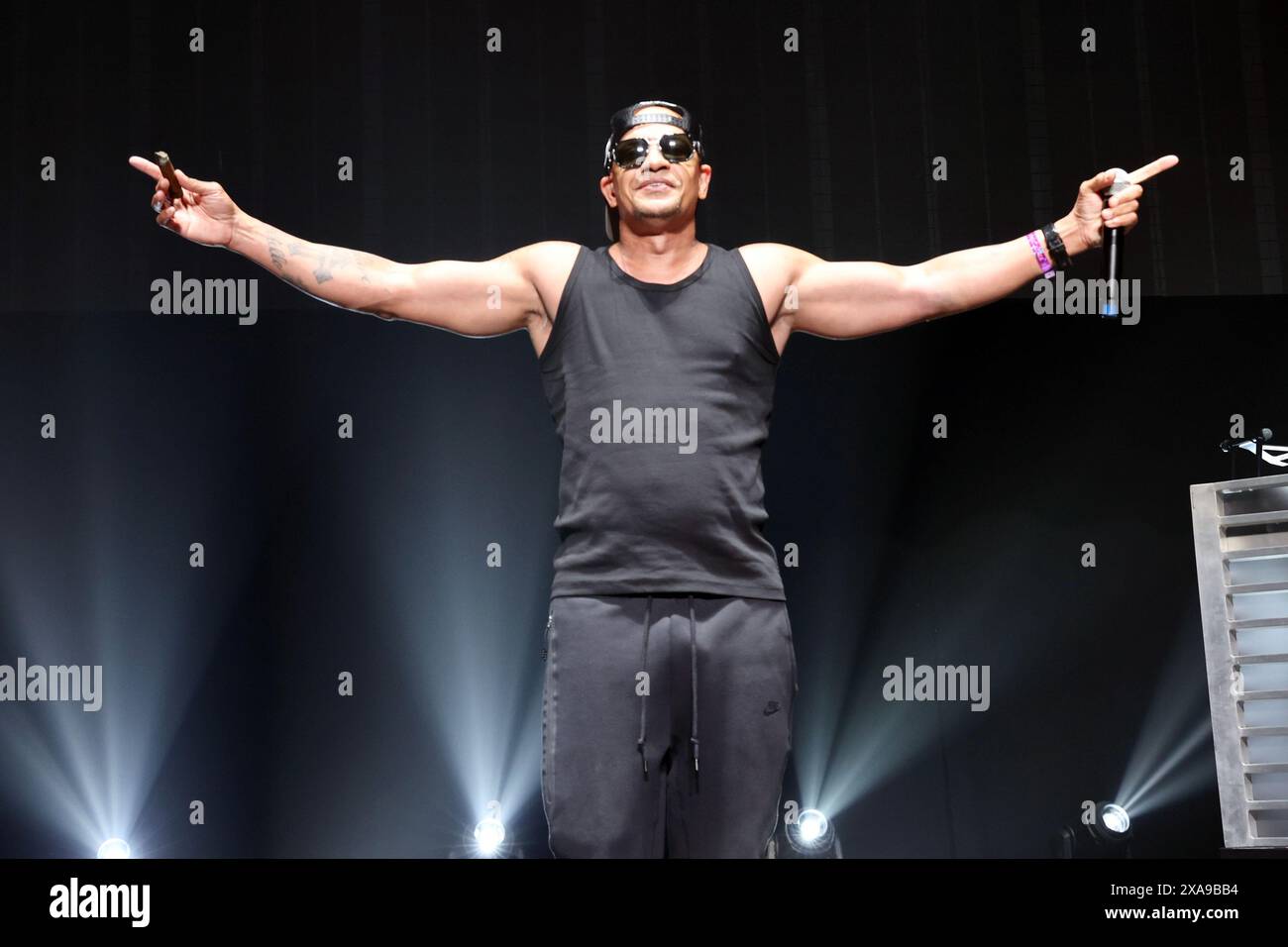 New York, NY, USA. Juni 2024. Peter Gunz beim Hot 97 Summer Jam 2024 in ...