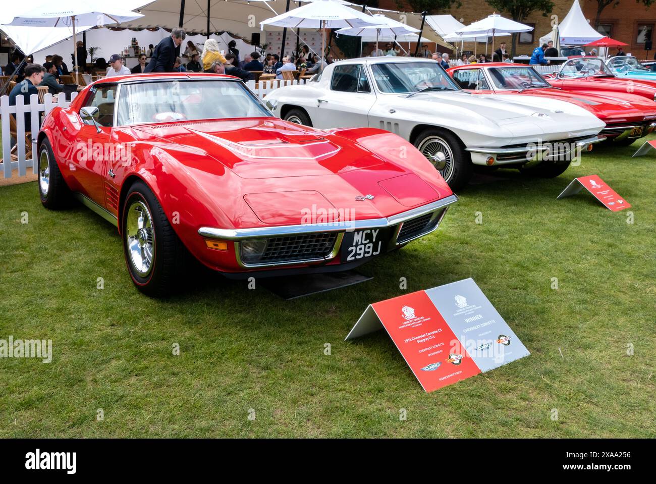 1971 Chevrolet Corvette C3 Stingray beim London Concours 2024 bei der ...