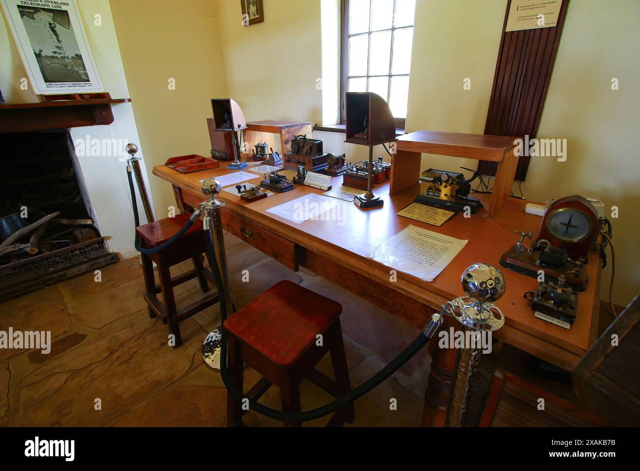 Altes Telegrafenbüro im Alice Springs Telegraph Station Historical ...