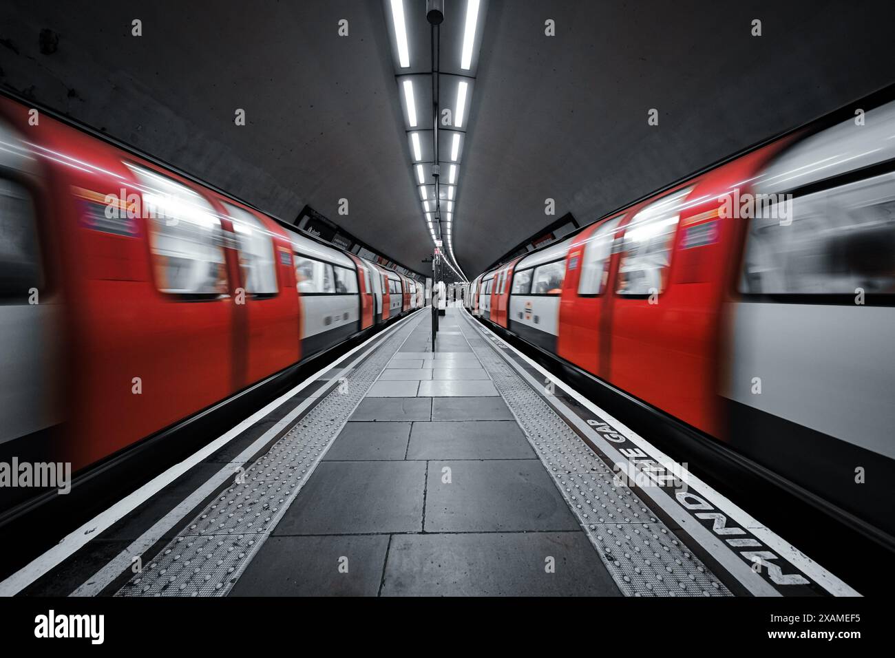 Schone U Bahn In London Ebenbild