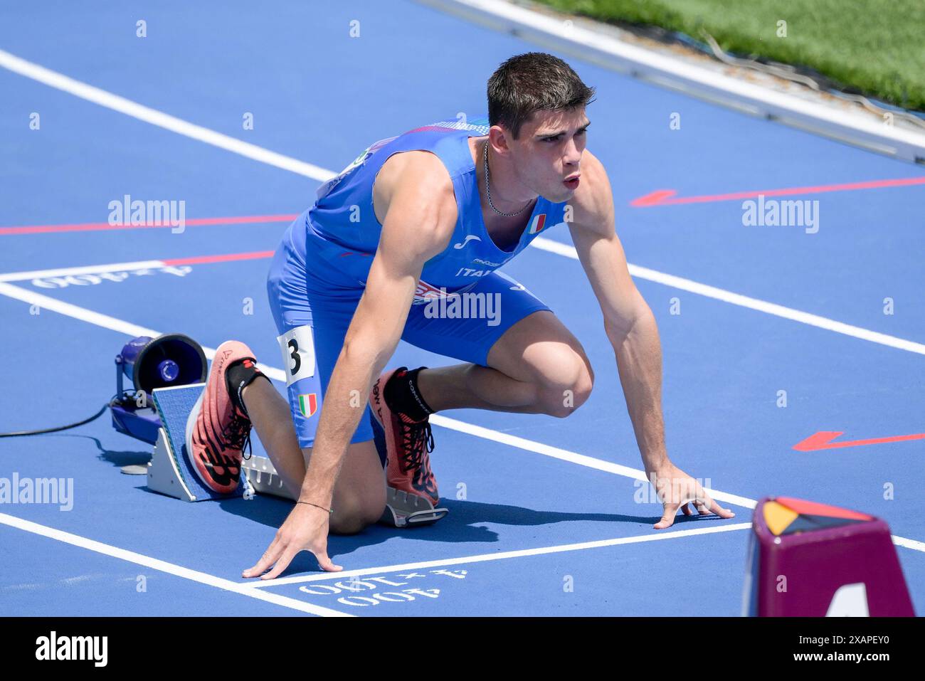 Roma, Italien. Juni 2024. Italiens Luca Sito tritt bei 400 der 26 ...