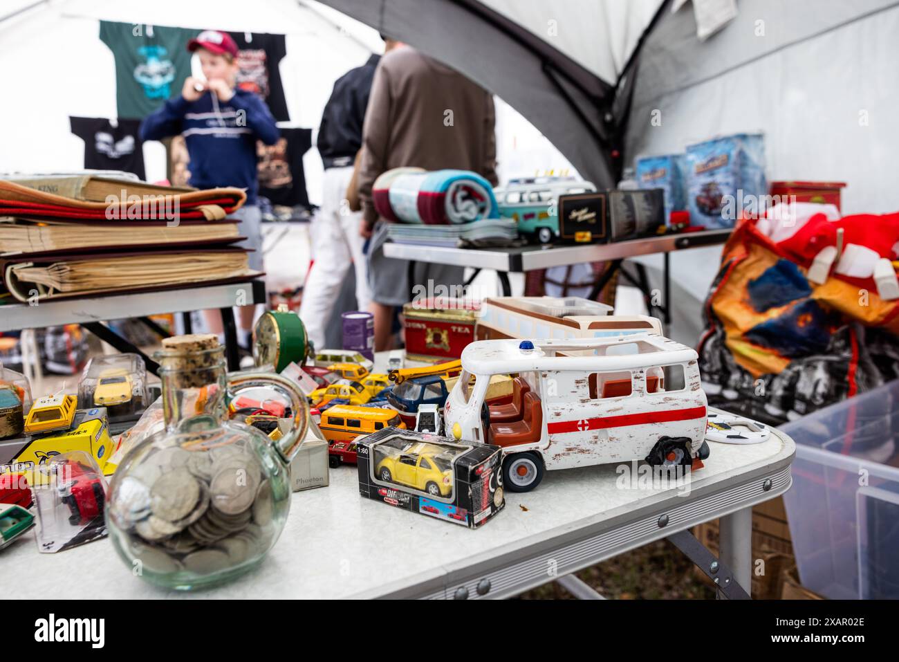 Bug Run im Mantorp Park, Mantorp, Schweden, am Samstag. VW-Enthusiasten ...