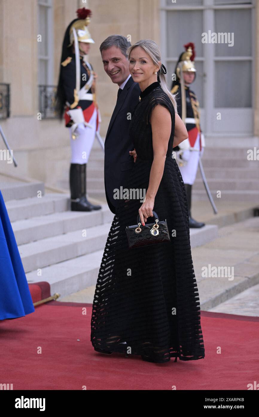 Paris, Frankreich. Juni 2024. Rodolphe Saade, CEO von CMA CGM, und ...