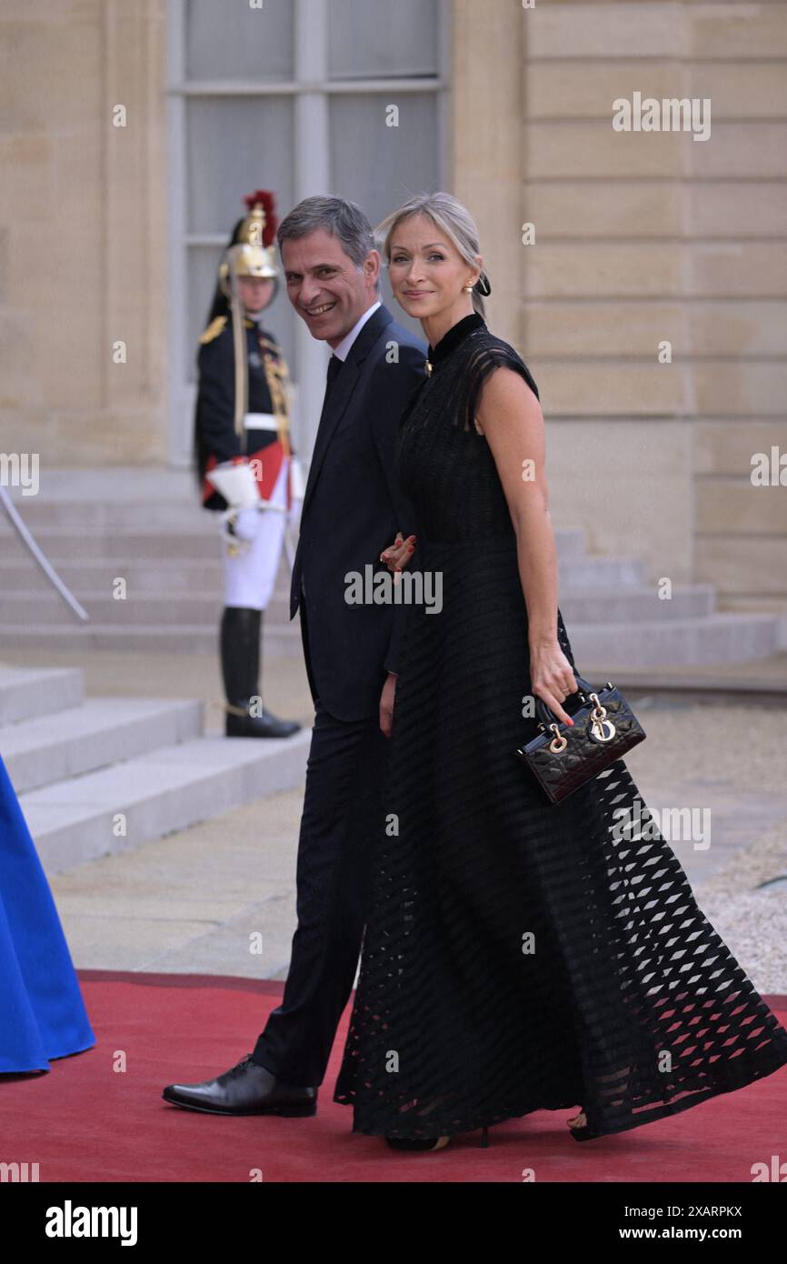 Paris, Frankreich. Juni 2024. Rodolphe Saade, CEO von CMA CGM, und ...