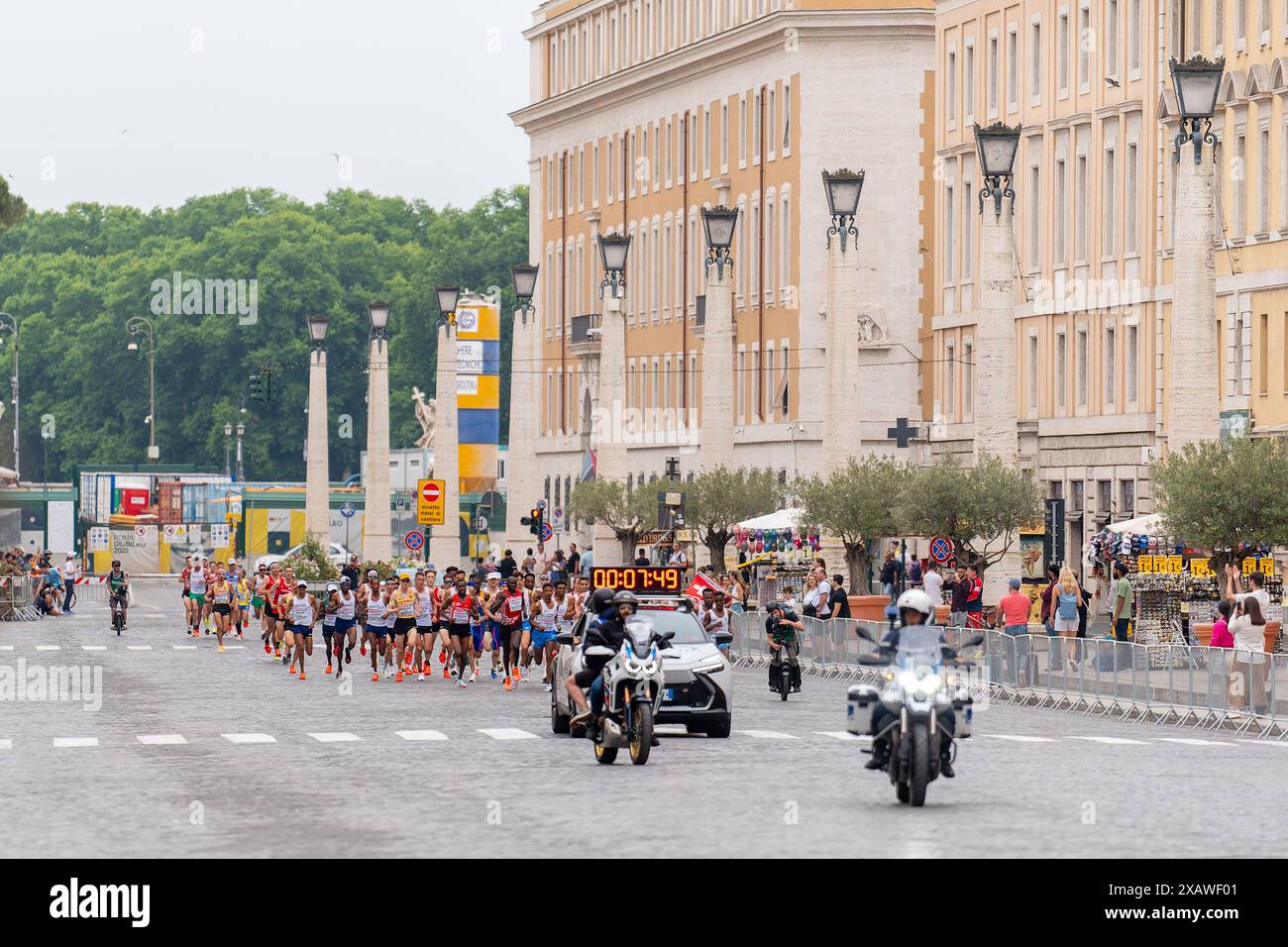 Rom, Italien. Juni 2024. ROM, ITALIEN – 9. JUNI: Filmon Tesfu aus den ...