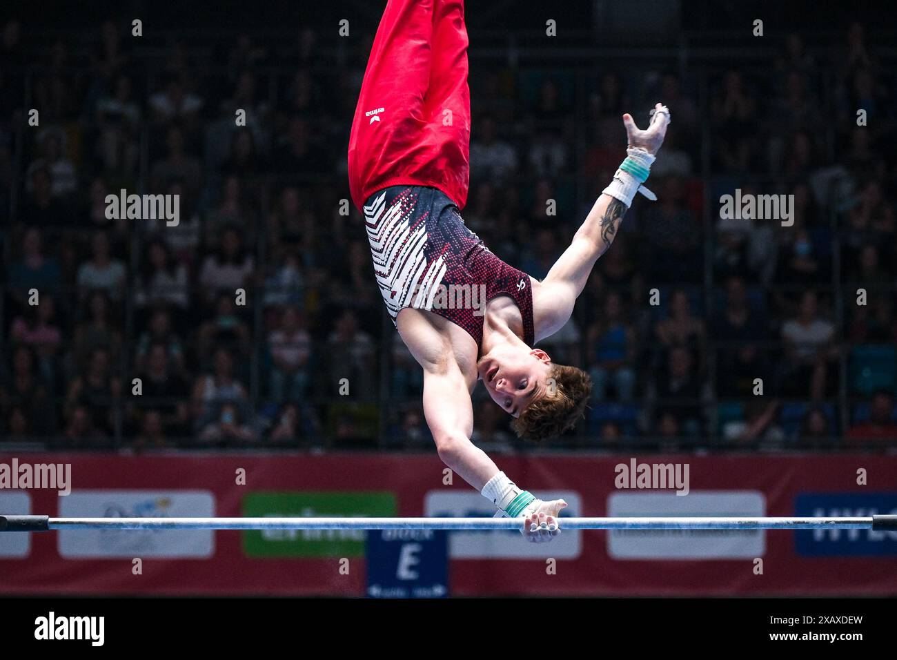 Pascal Brendel ( KTV 68 Wetzlar) Turnt am Reck, die Finals 2024 ...