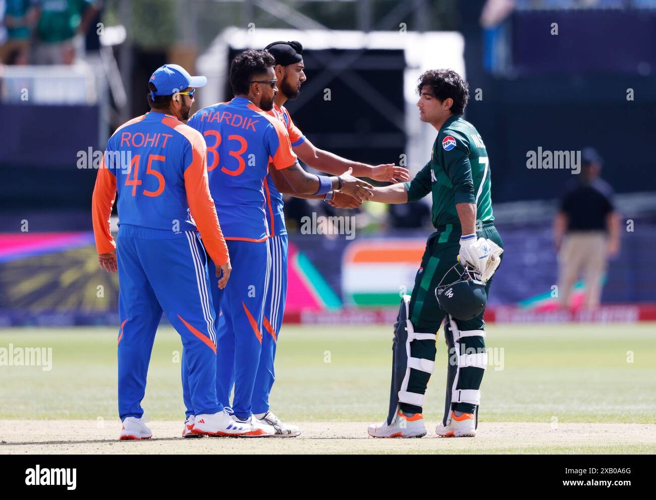 Eisenhower Park Usa Juni 2024 Der Indianer Hardik Pandya 2 L