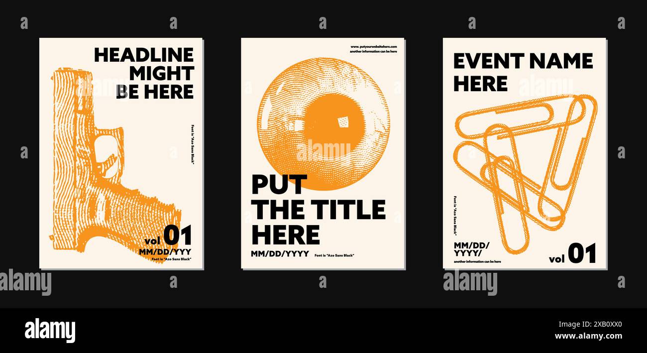 Magazine layout design Stock-Vektorgrafiken kaufen - Alamy