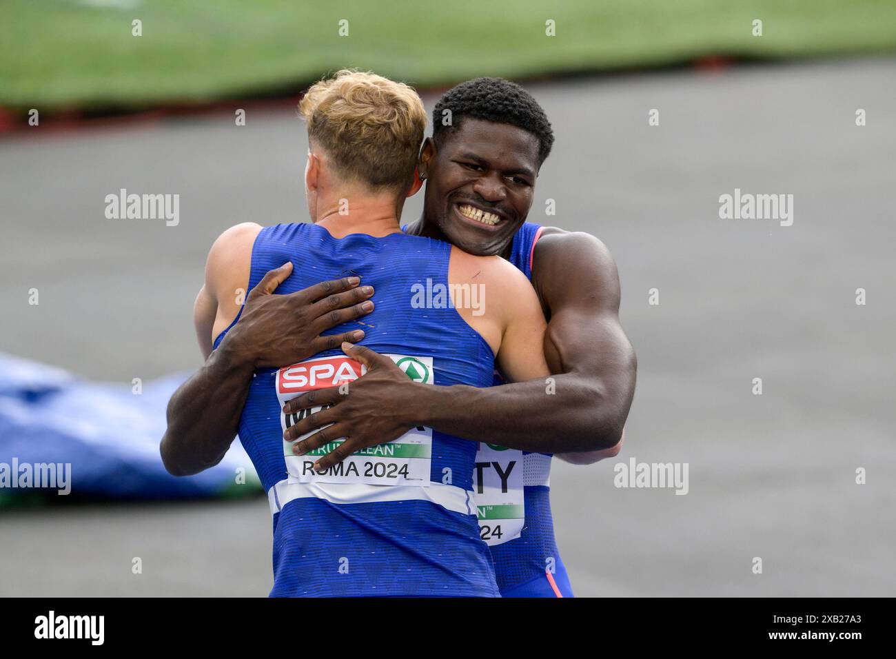 Frankreichs Makenson Gletty tritt 100-m-Decathlon-Männer bei der 26 ...
