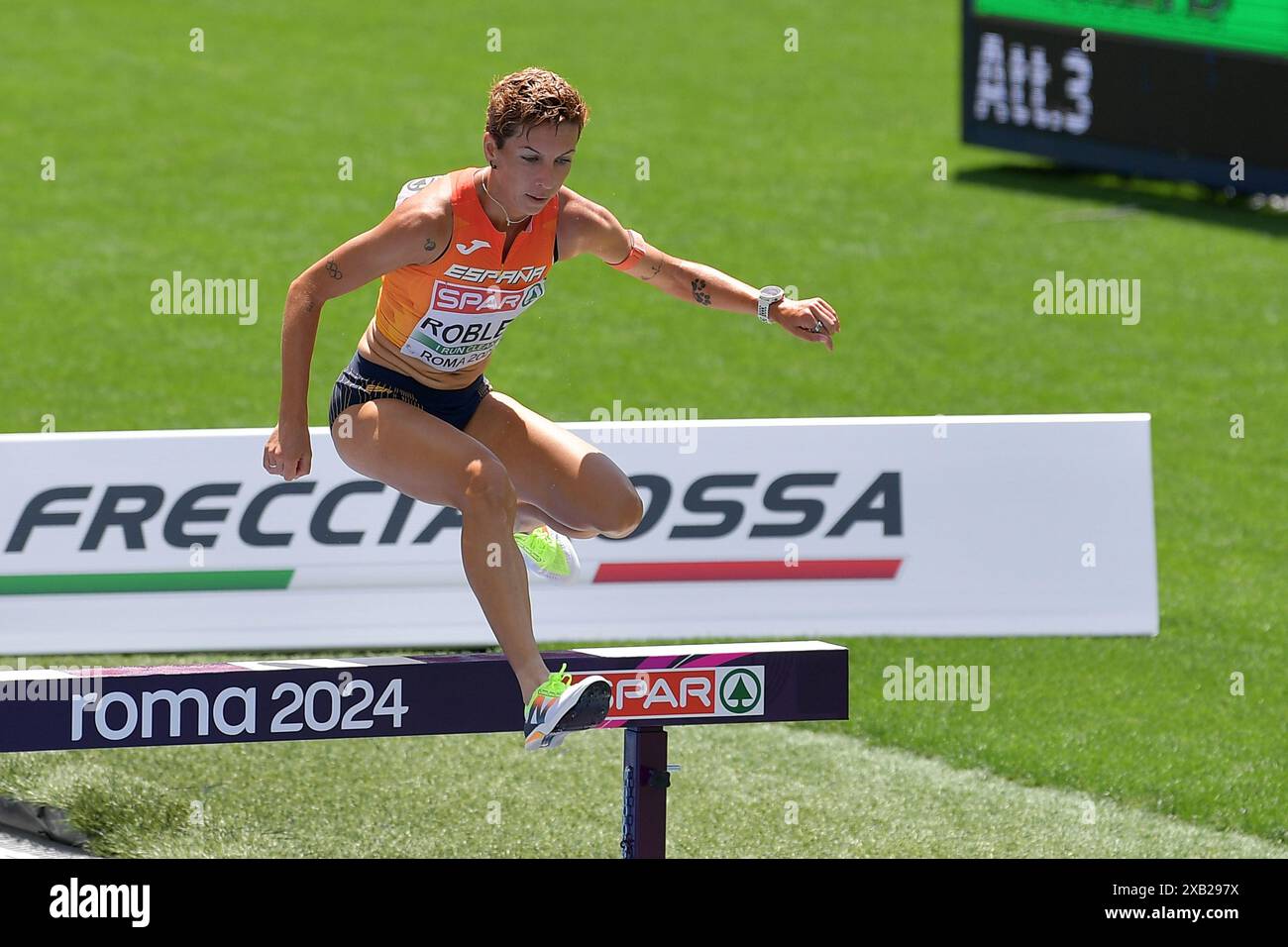 Carolina Robles von Spanien im Einsatz bei den Leichtathletik ...