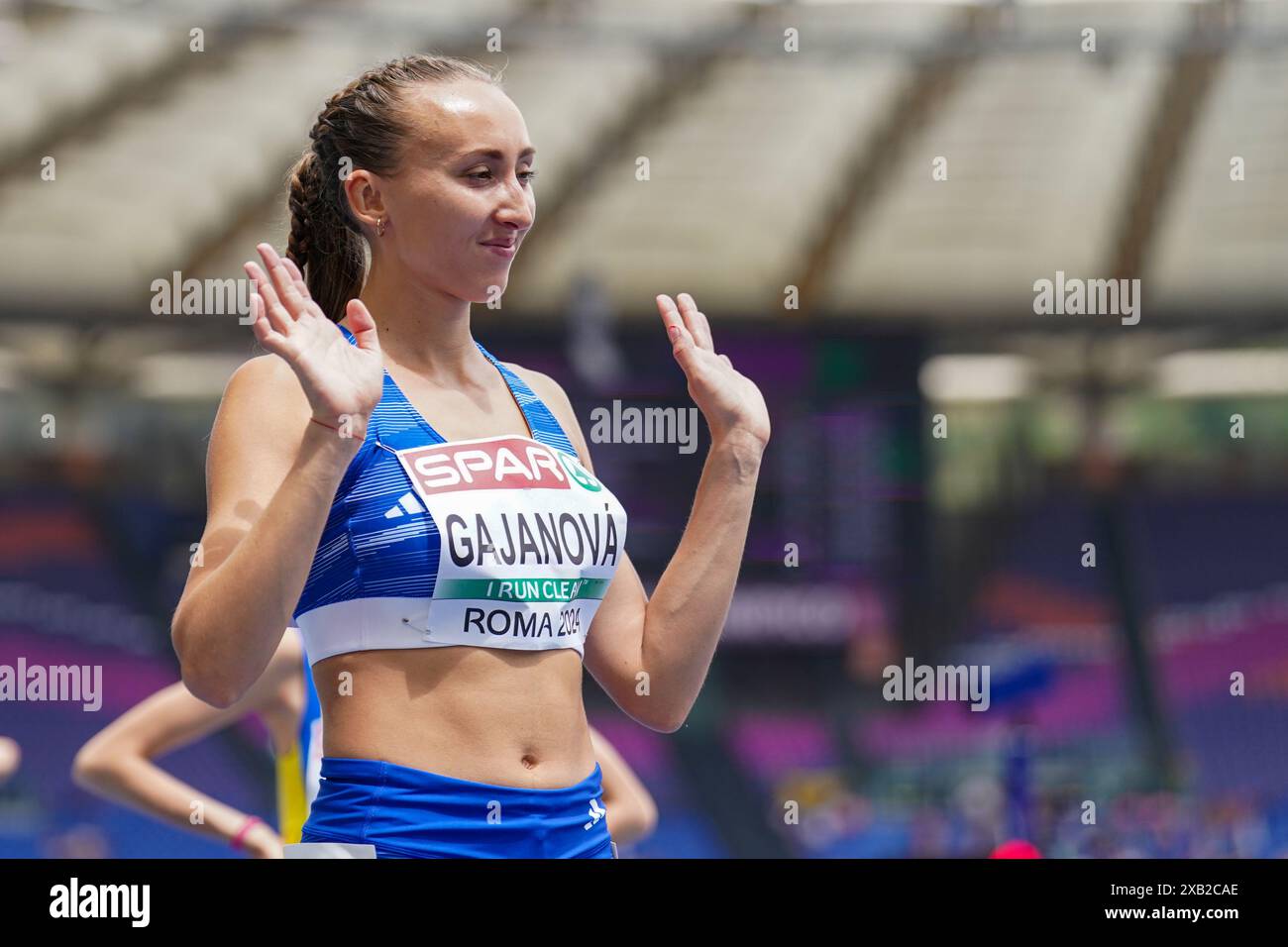 Rom, Italien. Juni 2024. ROM, ITALIEN – 10. JUNI: Gabriela Gajanova aus ...