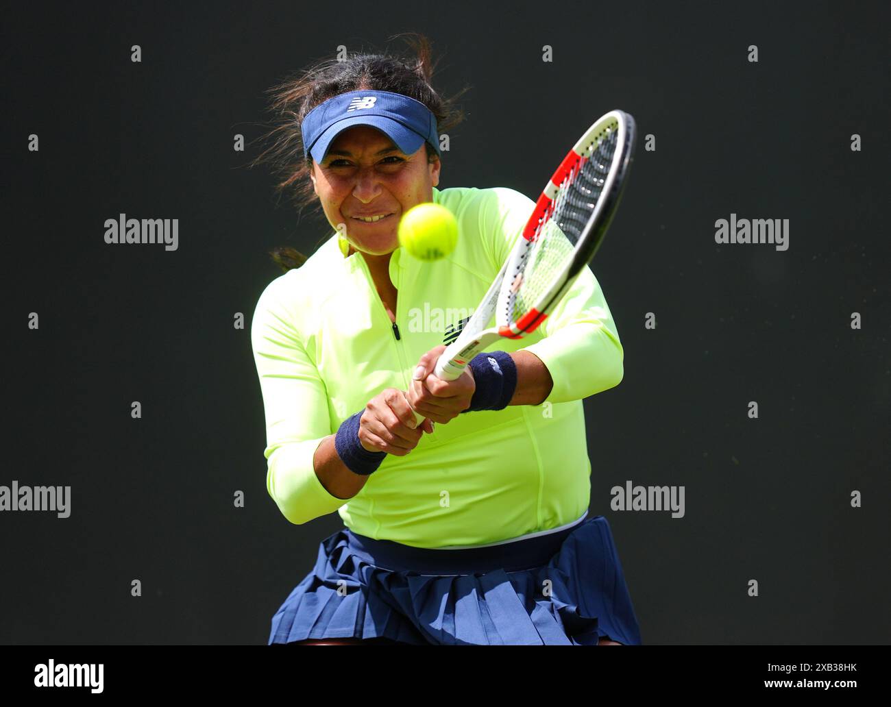 Die britische Heather Watson im Kampf gegen den Kayla Day im 1. Runde ...