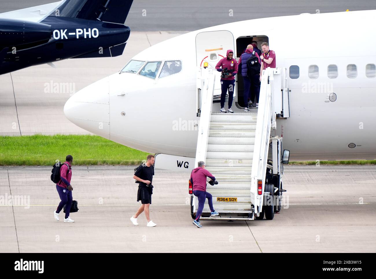 Der Engländer Harry Kane bereitet sich vor der Englands UEFA Euro 2024 ...