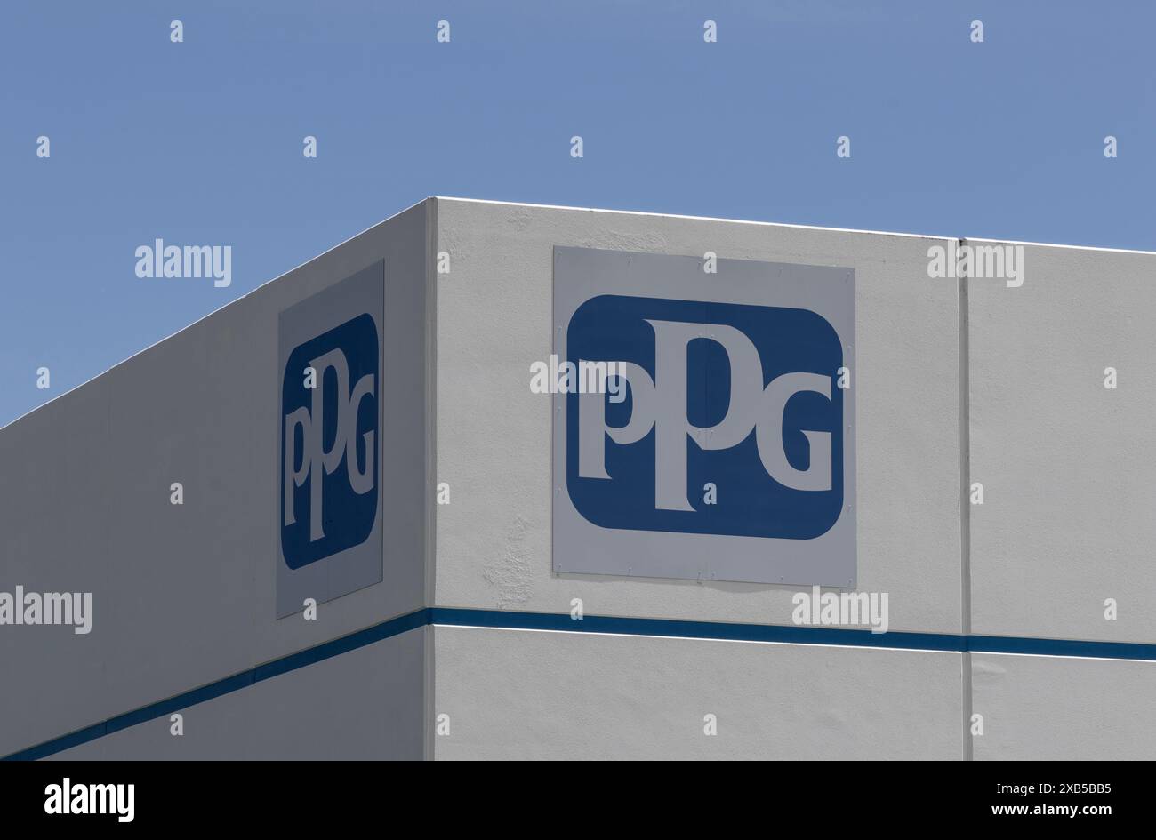 Huber Heights - 31. Mai 2024: PPG Coatings Services Standort MetoKote ...