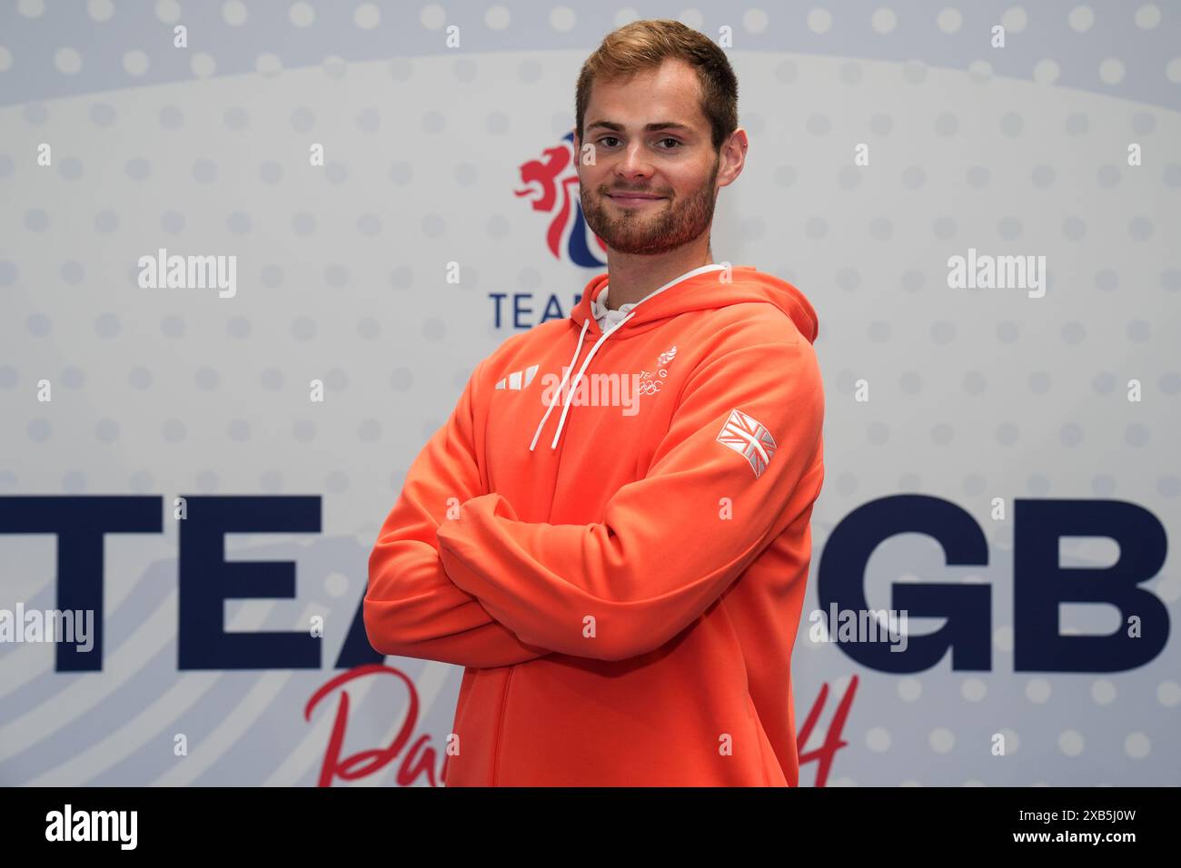 David Ambler während einer Team GB Kitting-Out-Session für Paris 2024 ...
