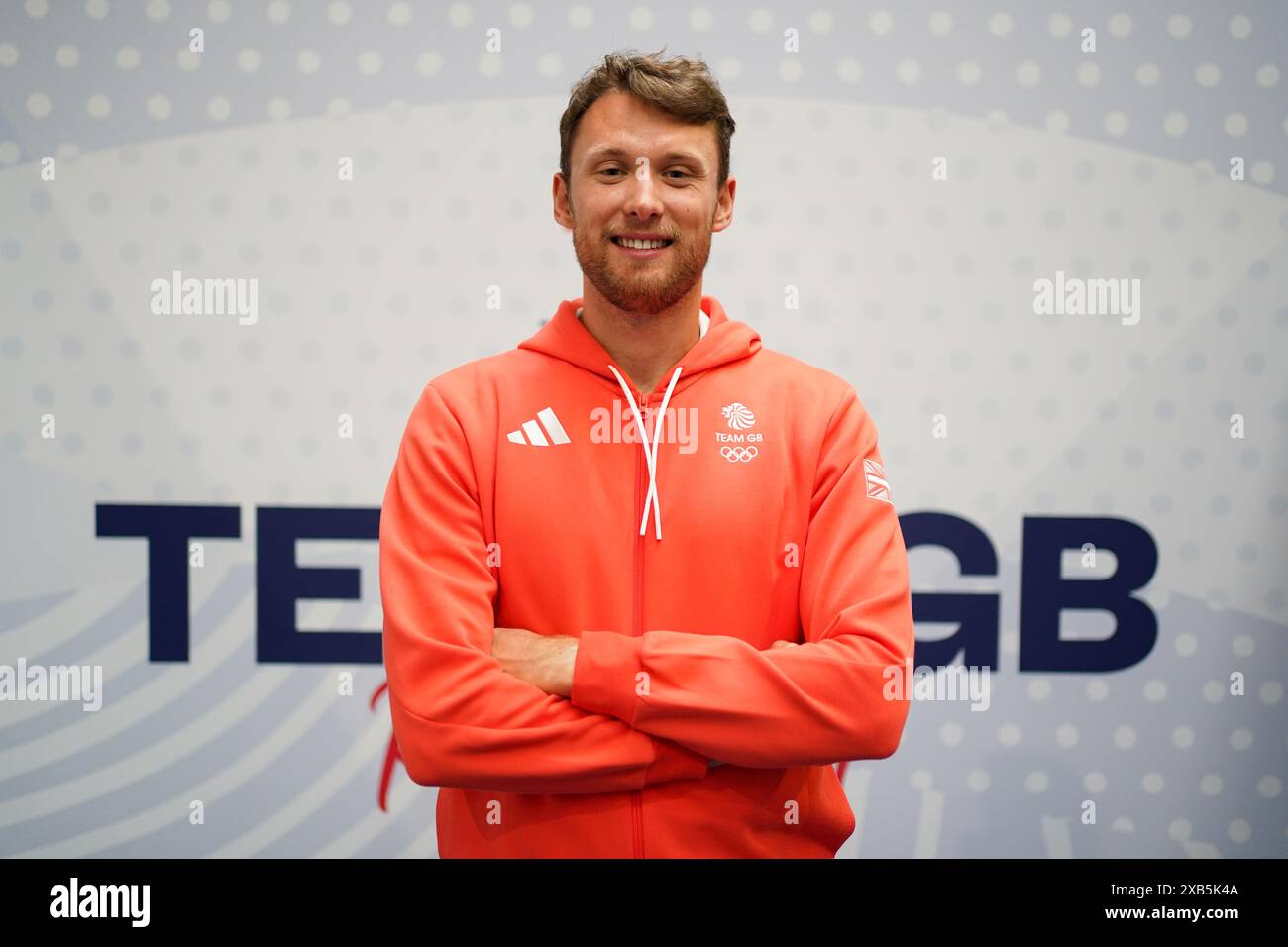Will Stewart während einer Team GB Kitting-Out-Session für Paris 2024 ...