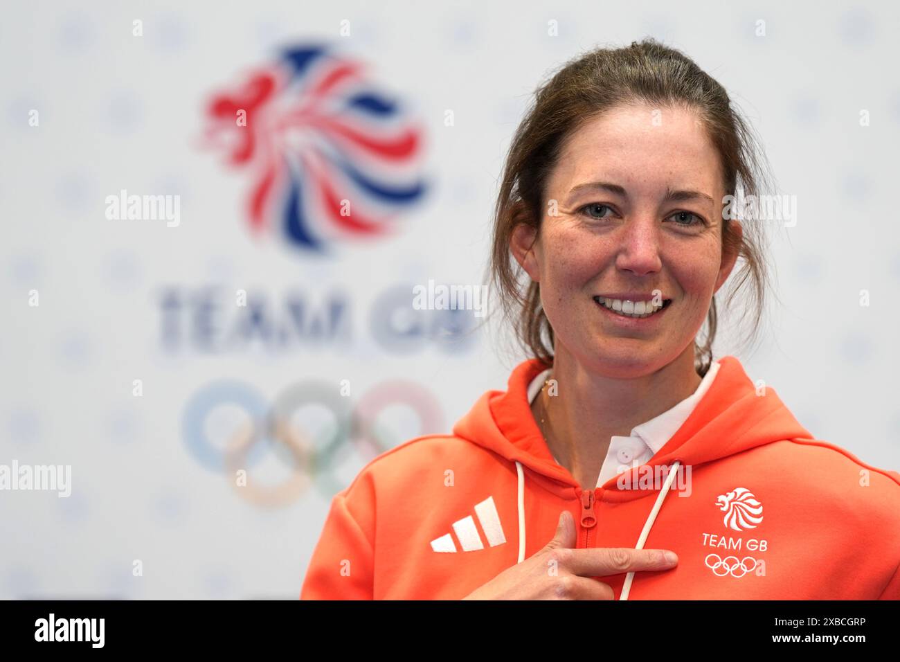 Emily Craig während einer Team GB Kitting-Out-Session vor den ...