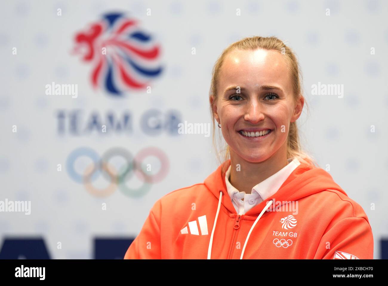 Heidi Long während einer Team GB Kitting-Out-Session vor den ...