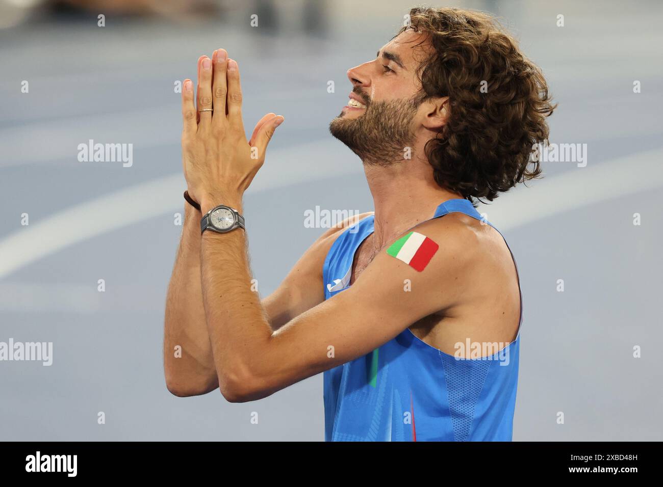 Rom, Italien 11.06.2024: Gianmarco TAMBERI tritt an und gewinnt ...